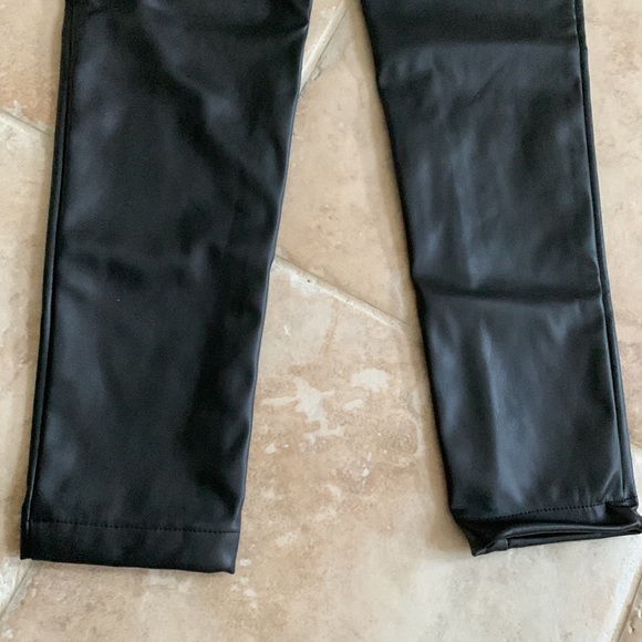 Boohoo | Pants & Jumpsuits | Nwt Boohoo Black Faux Leather High Waisted ...